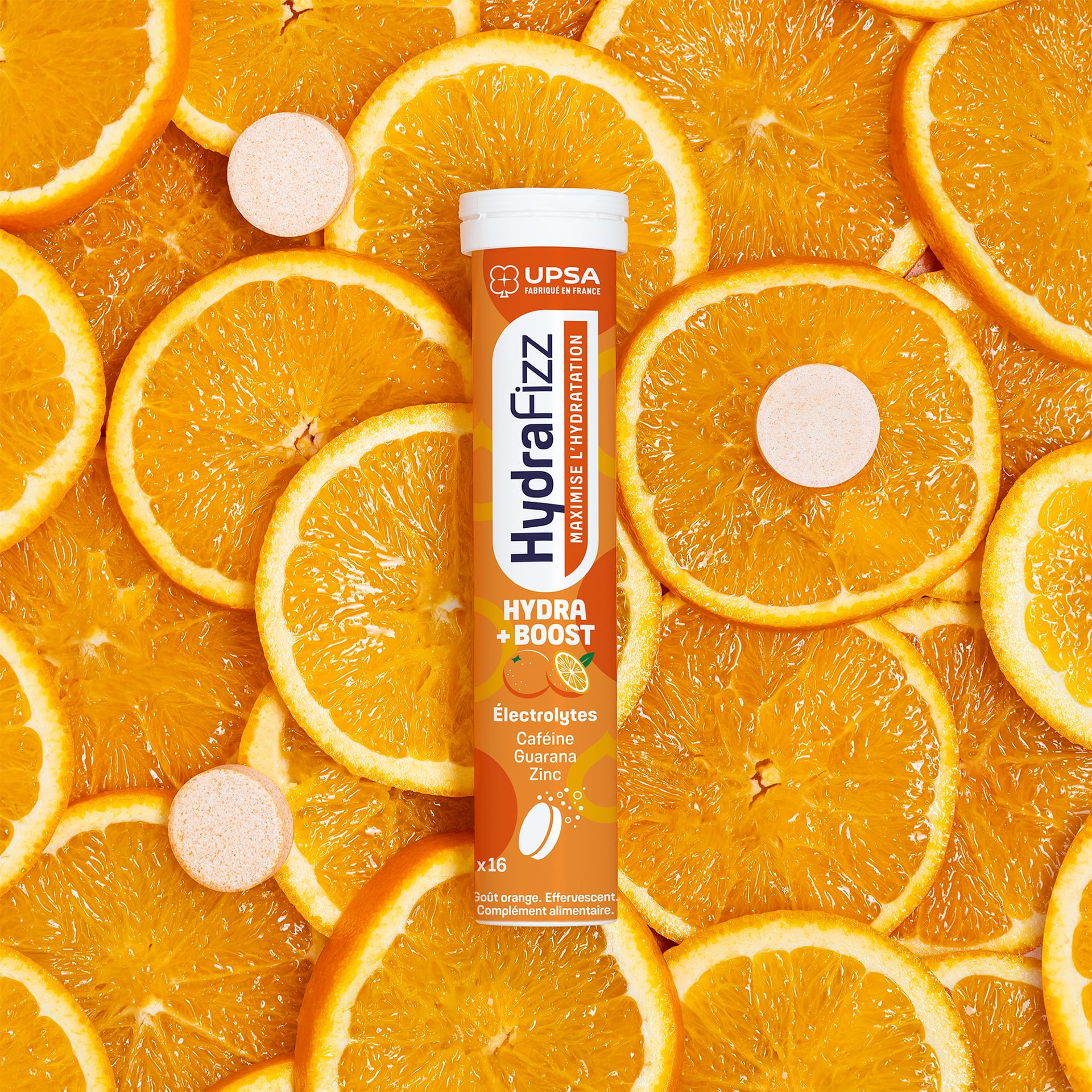 Découvrez les comprimés Hydrafizz by UPSA